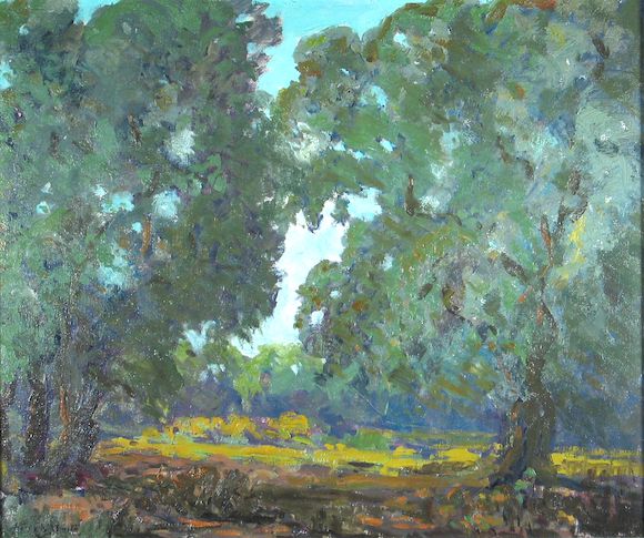 Bonhams : Harry Craig Smith (1882-1957) The Oaks 20 x 24in