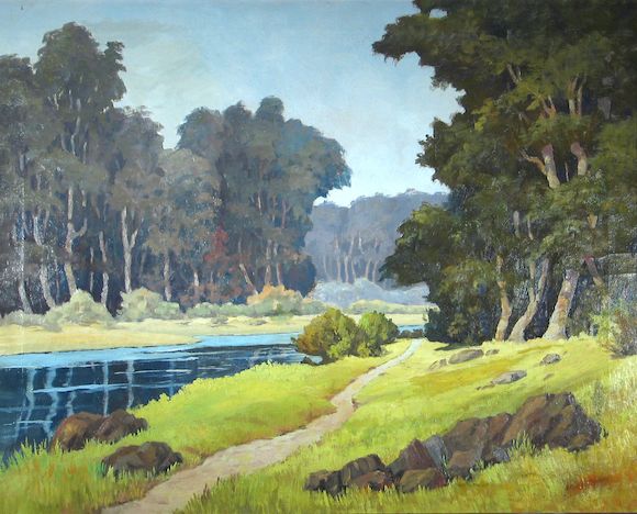 Bonhams : Arthur A. Selander (1885-1978) Landscape 24 x 30in