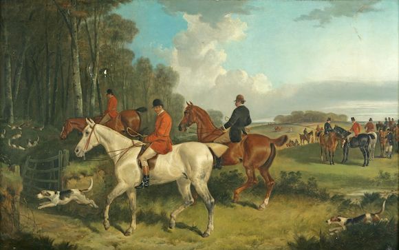 Bonhams : Attributed to Charles Waller Shayer (British 1826-1914) Fox ...