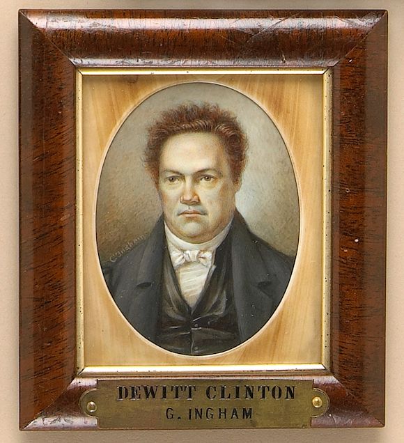 Bonhams : A portrait miniature of DeWitt Clinton (1769-1828)