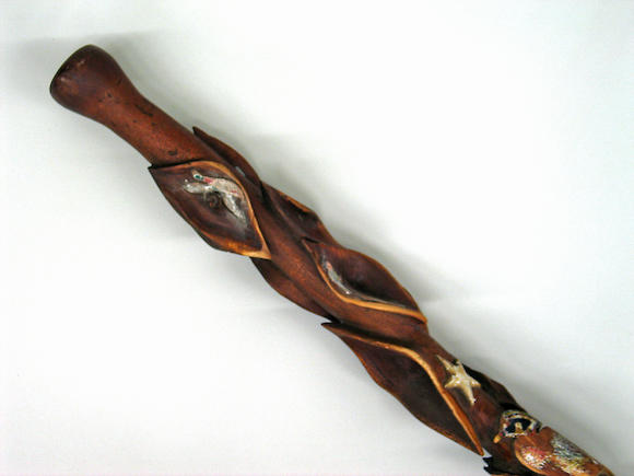 Bonhams An American Folk Art Folk Art Polychrome And Carved Wood