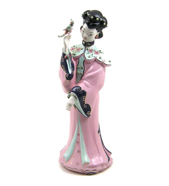 Bonhams : A Kay Finch glazed ceramic figure