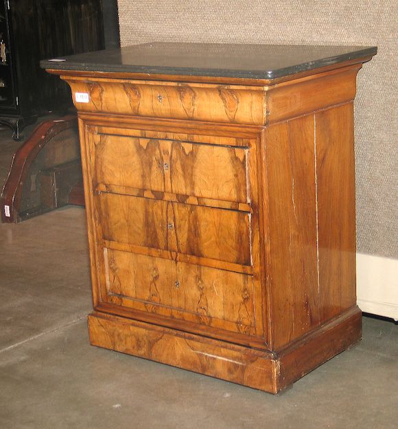 Bonhams : A Louis Philip walnut chest of drawers