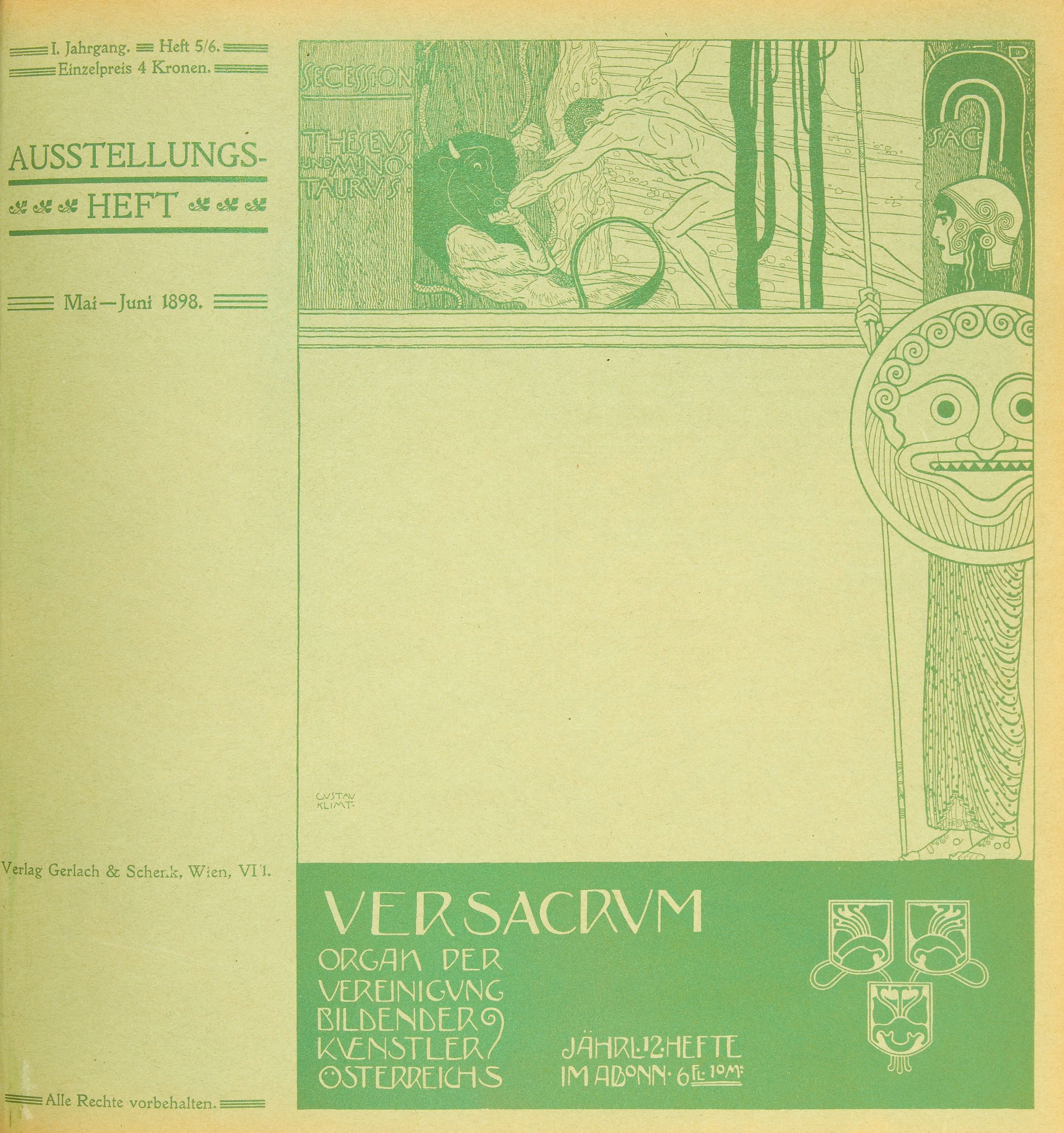 [VER SACRUM.] - auctions & price archive