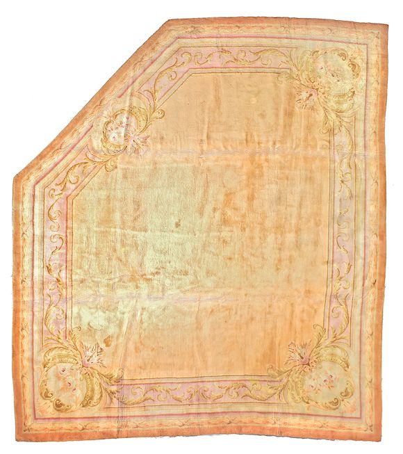 Bonhams : A Savonnerie carpet France size approximately 11ft 5in x 12ft ...