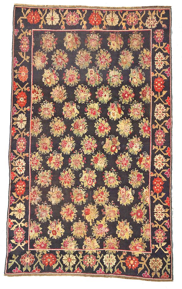 Bonhams : A Karabagh long carpet Caucasian size approximately 6ft 3in x ...