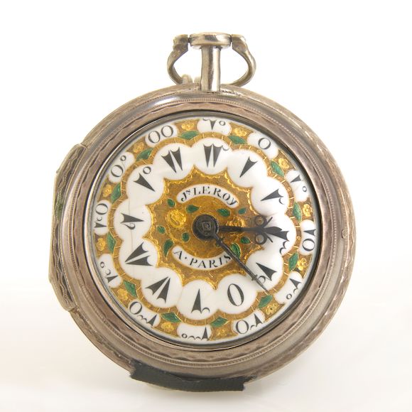 Bonhams : An 18th century English watch, marked Leroy