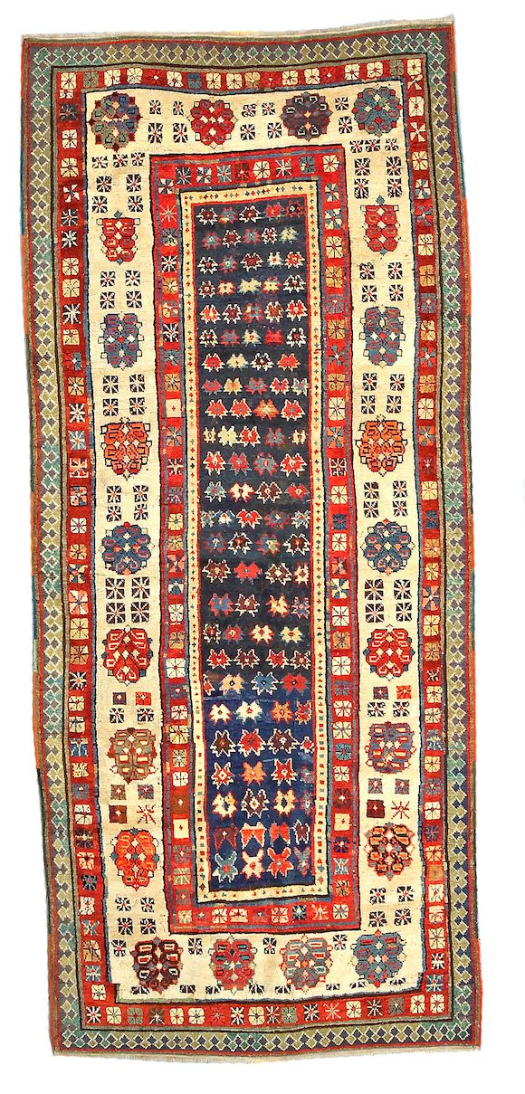 Bonhams : A Talish rug Caucasian size approximately 4ft 3in x 7ft 9in