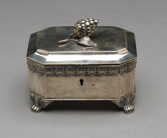 Bonhams : Polish Silver Sugar Box by Malcz