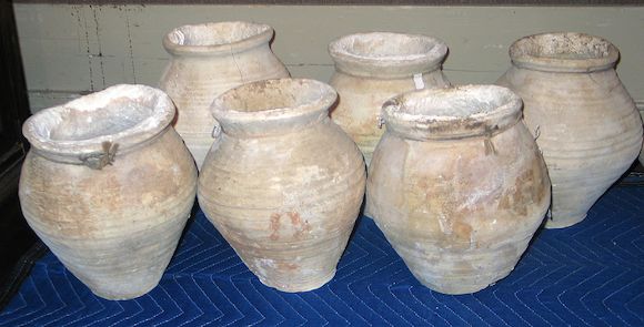 Bonhams : A group of three Moorish or Spanish Palomeros (dove jars)