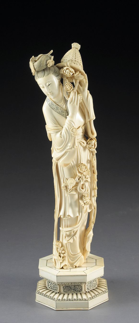 Bonhams : A tinted ivory beauty