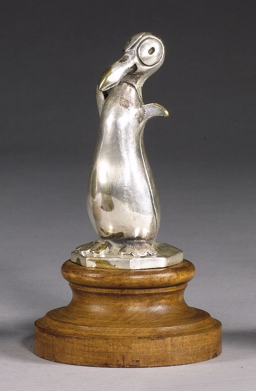 Bonhams Cars : A rare 'Mister Alfred' penguin mascot, French, 1925,