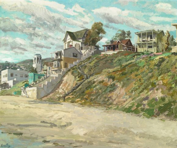Bonhams : Roger Kuntz (1926-1975) View from the Sand (Captain's House ...