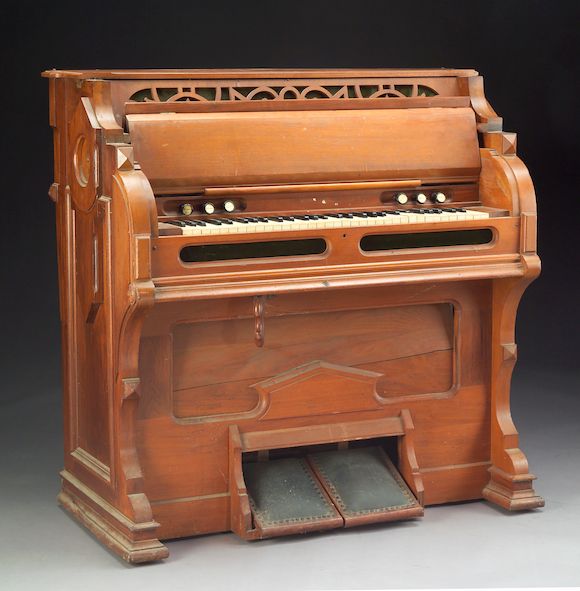 Bonhams : A Ram Rod Shurtliff antique pump organ