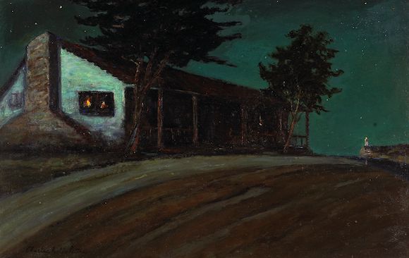 Bonhams : Charles Rollo Peters (American, 1862-1928) Adobe Nocturne ...