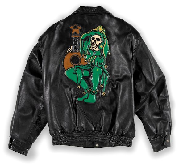 Bonhams : A Ram Rod custom-made Grateful Dead leather jacket, 1980s