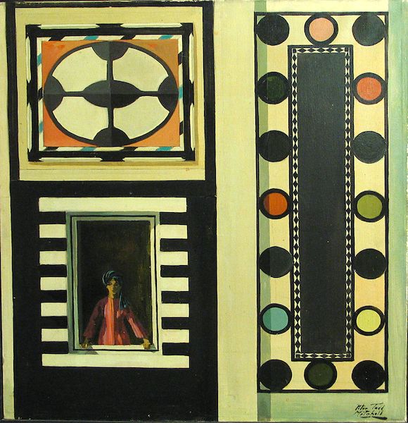 Bonhams : Peter Todd Mitchell (American, born 1929) Figure in a window ...