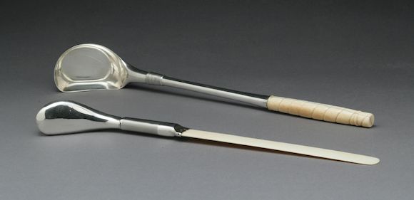 Bonhams : An unusual punch ladle in the form of a transitional head ...