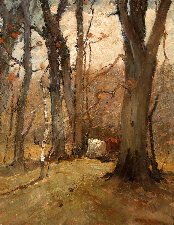 Bonhams : Charles Edwin Lewis Green (American, 1844-1915) Cattle ...