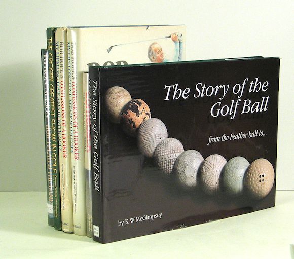 Bonhams : A collection of golf books all signed by their authors,