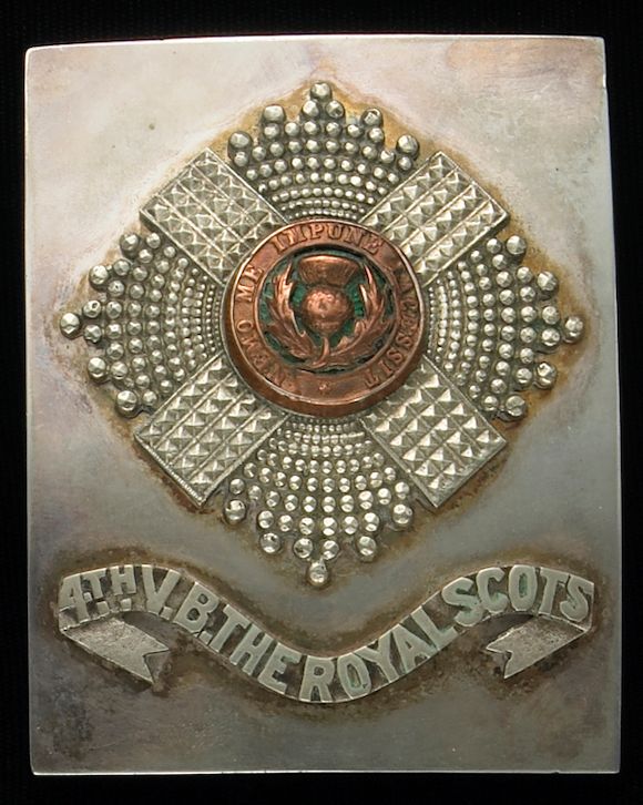 Bonhams : A British officer's crossbelt plate for the 4th Volunteer ...