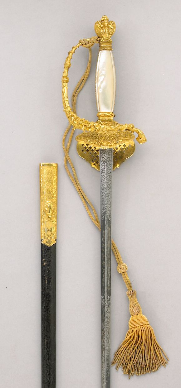 Bonhams : A fine French presentation grade sword attributed to General ...
