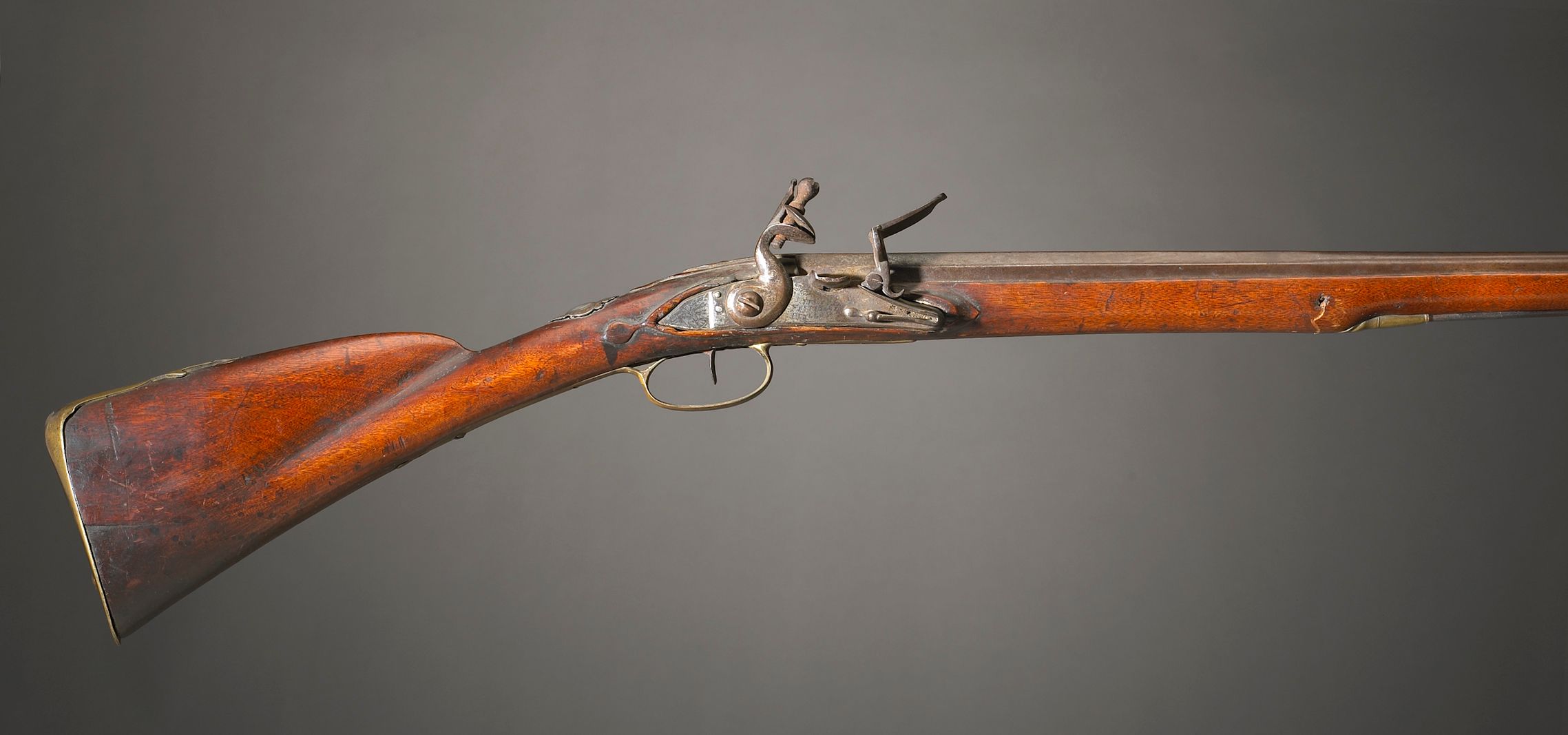 A French flintlock fowling gun by Les Freres Penel mid-18th century ...