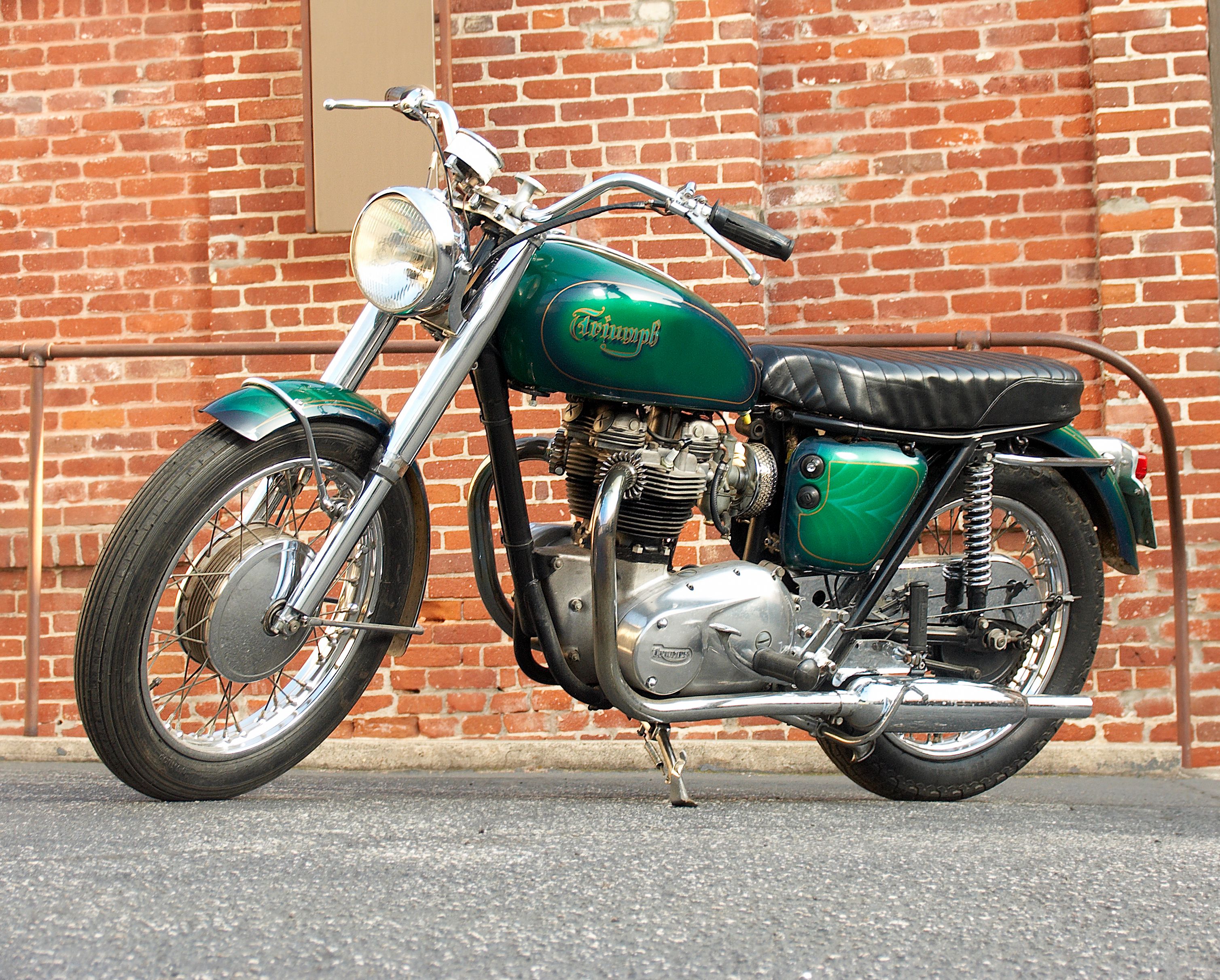 Von Dutch c. 1964 Triumph 650cc TR6 Trophy Frame no. TR6RDU9509 ...