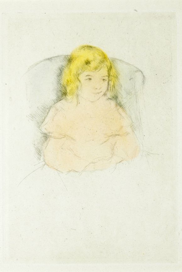 Bonhams : Mary Cassatt; Sara Smiling;
