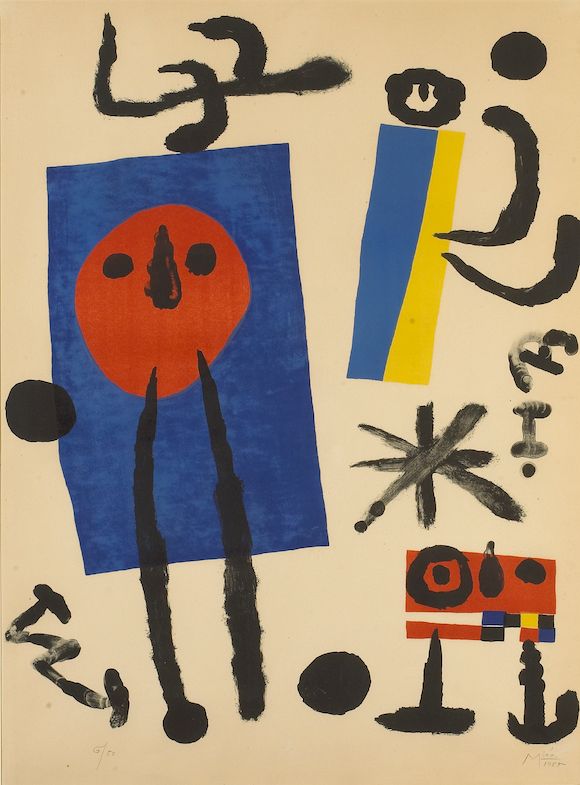 Bonhams : Joan Miró; Family of Bird Catchers;