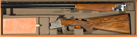 Bonhams : A cased 20 gauge Browning Custom Shop B25 Superposed over and ...