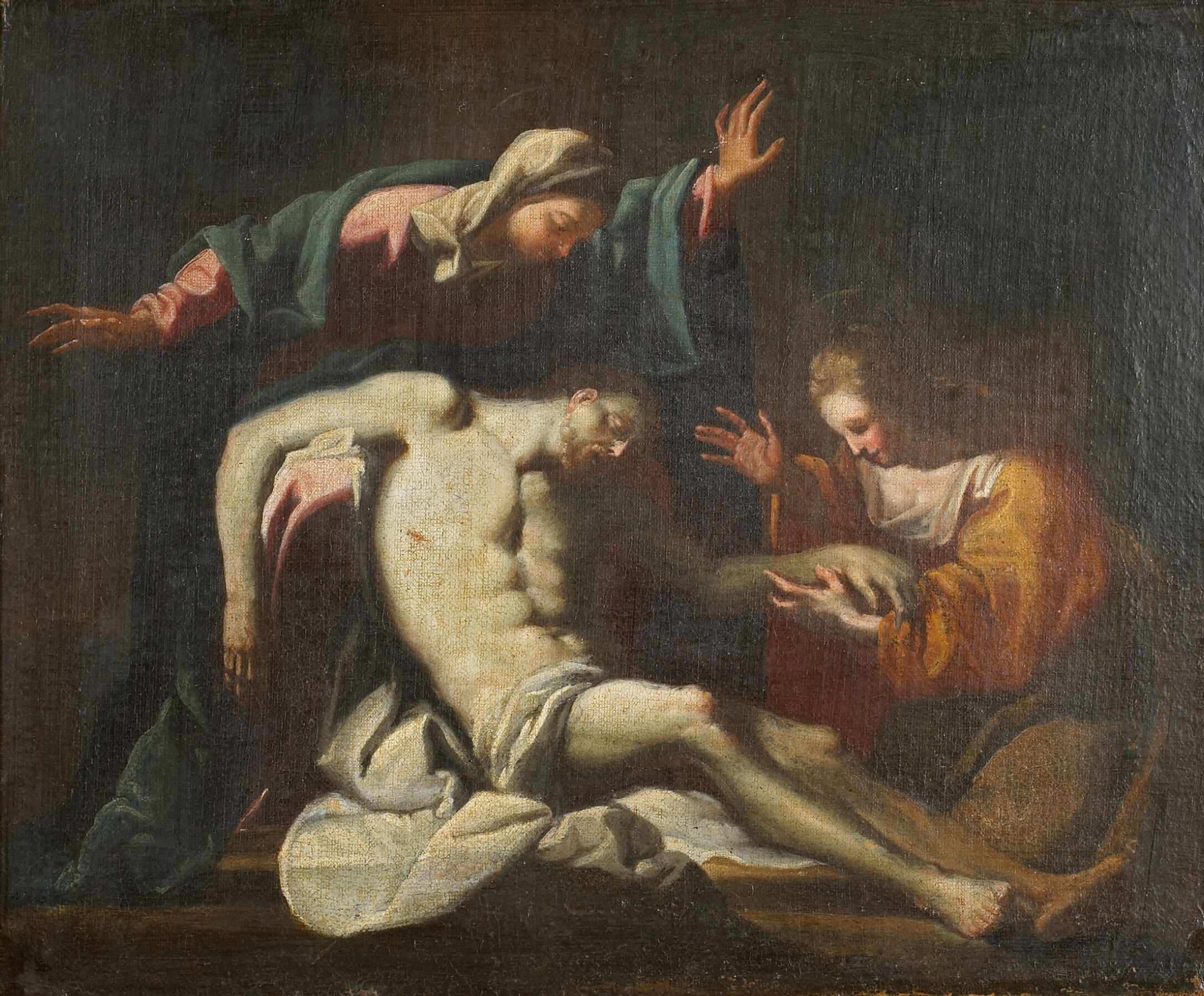 Bonhams : Circle of Giovanni Camillo Sagrestani (Florence 1660-1731) The Lamentation of Christ ...
