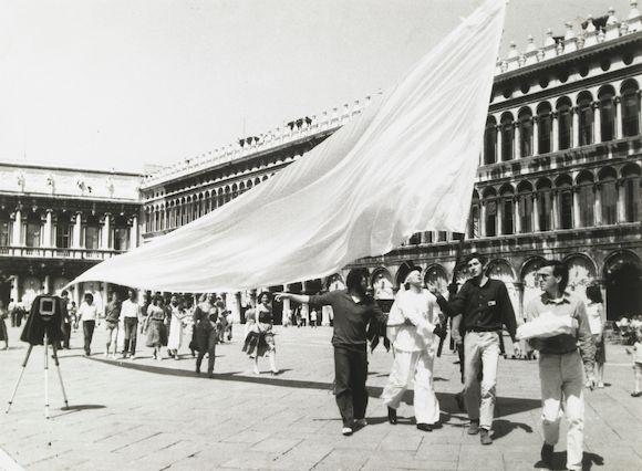 Bonhams : Attributed to Giacomelli, Venice From The New Pink Flag of ...