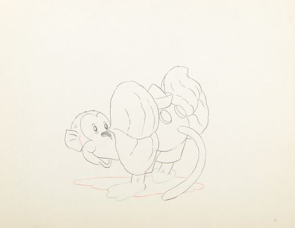 Bonhams : Five Walt Disney drawings from "Elmer's Elephant"