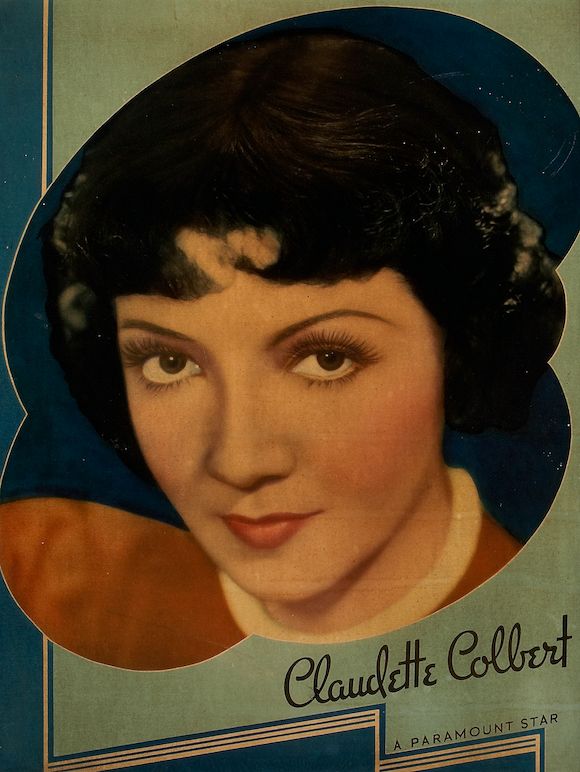 Bonhams : A Claudette Colbert personality poster