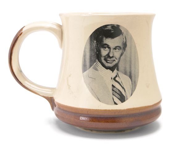Bonhams : A Johnny Carson coffee mug made for "The Tonight Show," early ...