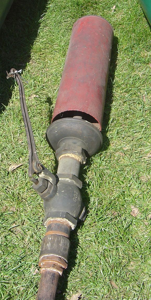 Bonhams : A large steam whistle 37 x 6in (94x15cm)