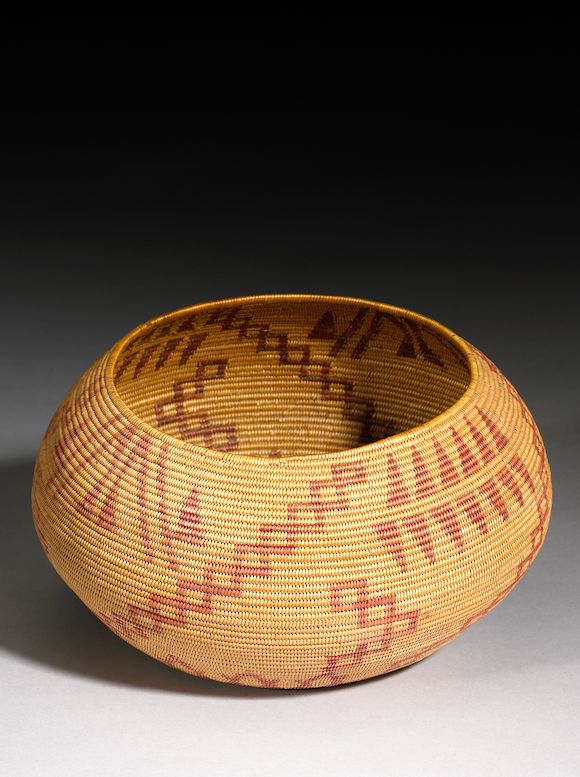 Bonhams : A Washo basket, Lucy Andy