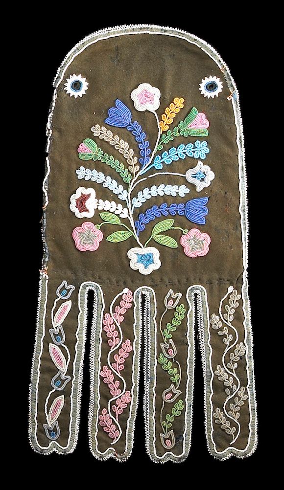 Bonhams : A Tahltan beaded octopus bag