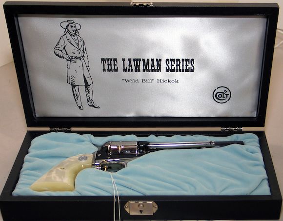 Bonhams : A cased Colt Wild Bill Hickok Commemorative single action ...