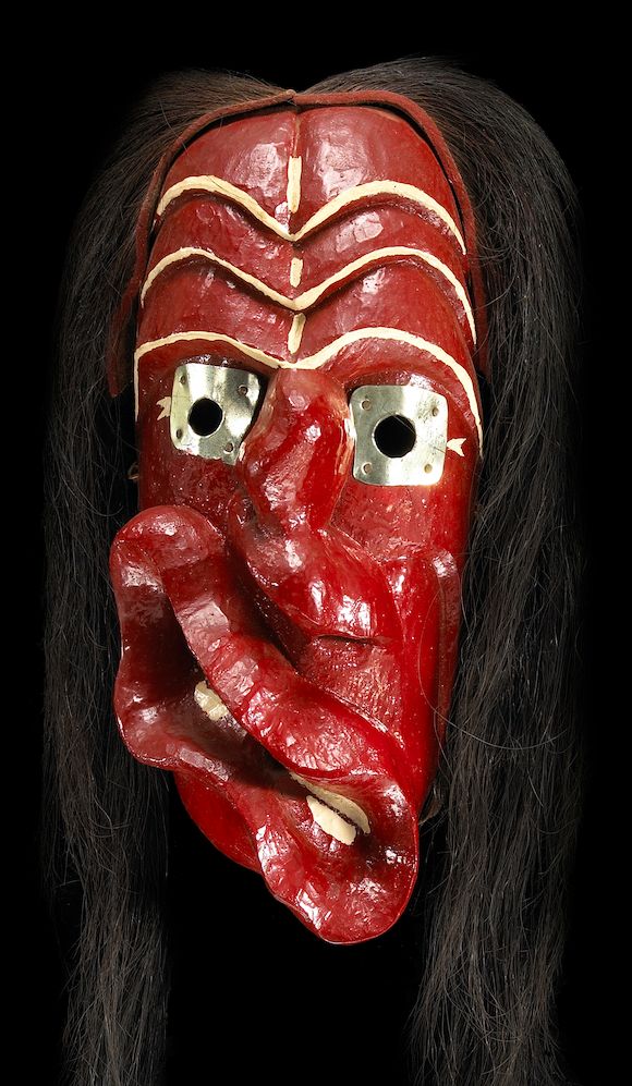 Bonhams : A Seneca false-face mask