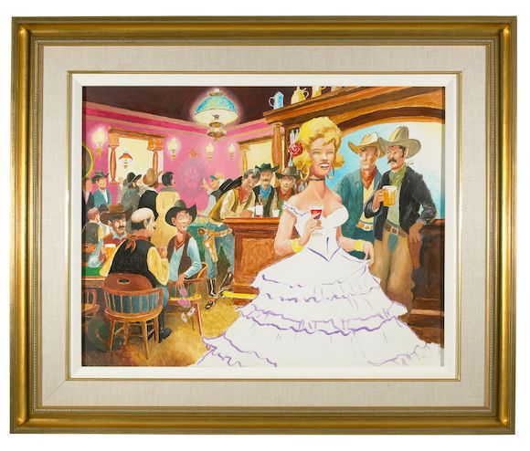 Bonhams : Carl Barks - Original Artwork for unfinished Painting to a ...