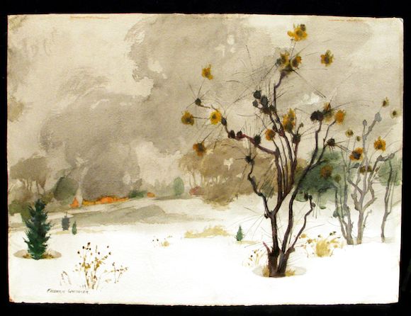 Bonhams : Frederic Whitaker (American, 1891-1980) A Landscape with a ...