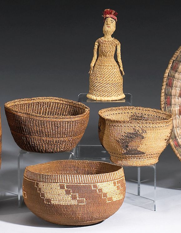 Bonhams : Four Western basketry items