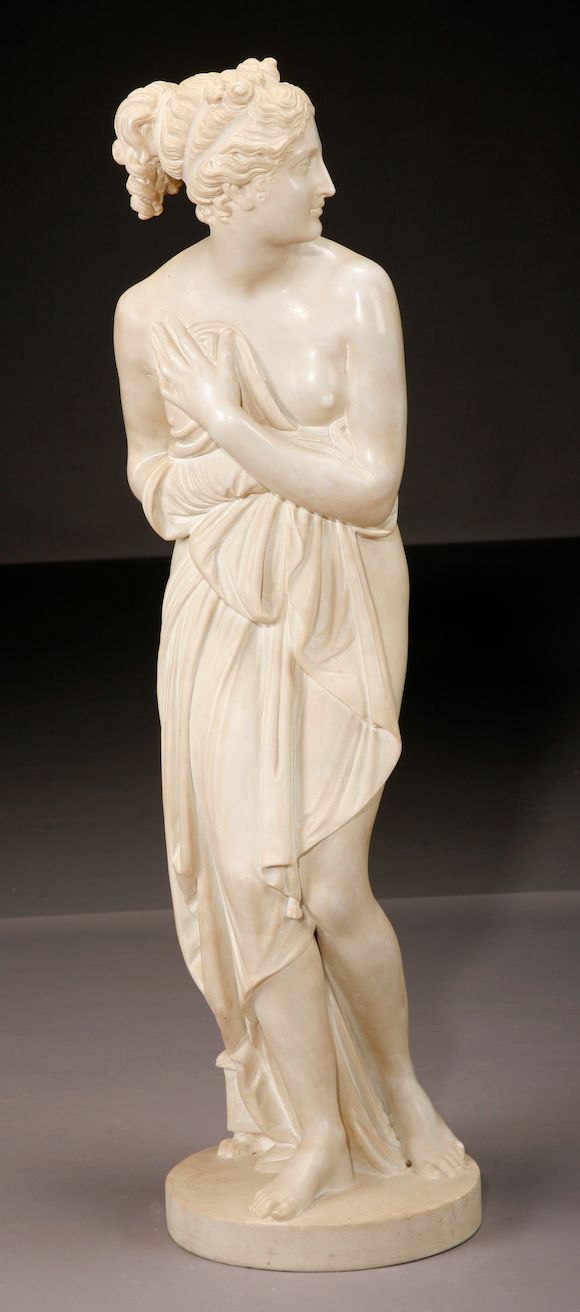 Bonhams A Carved Marble Figure Of The Venus Italica