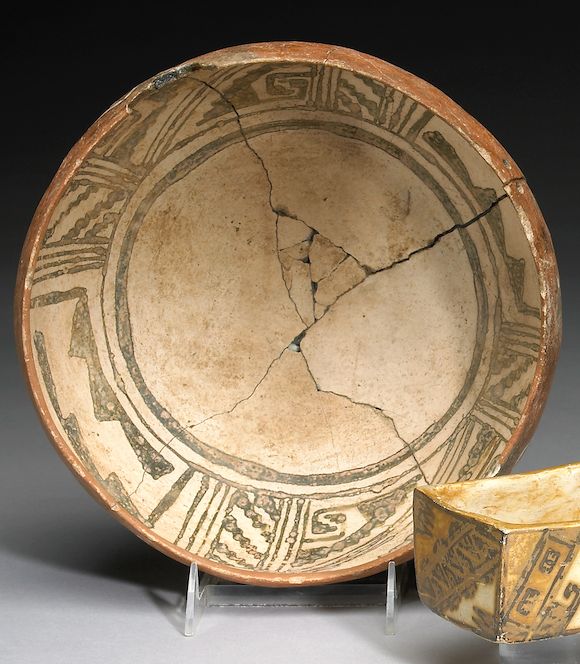 Bonhams : A protohistoric glazeware bowl