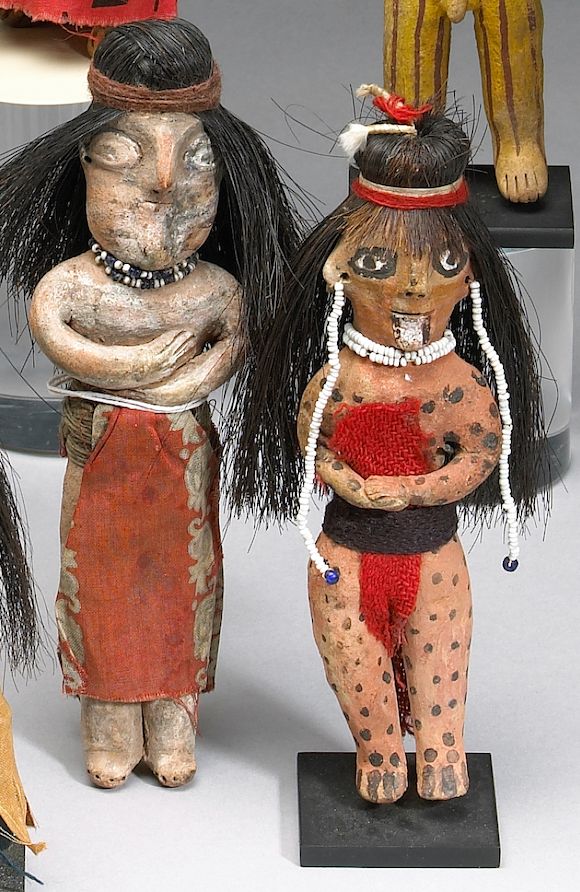 Bonhams : Two Yuma dolls
