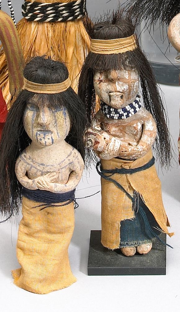 Bonhams : Two Yuma dolls