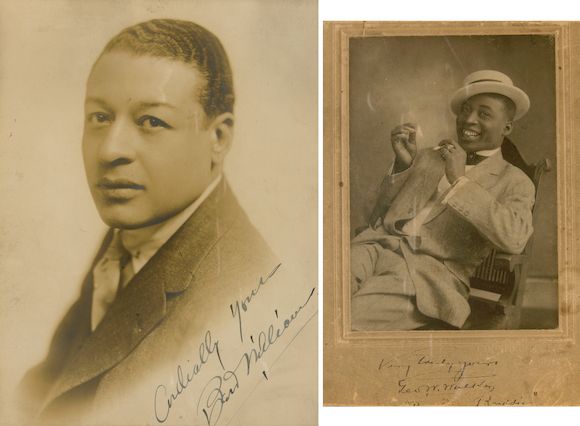 Bonhams : WILLIAMS, BERT. 1874-1922, and WALKER, GEORGE W. 1873-1911.