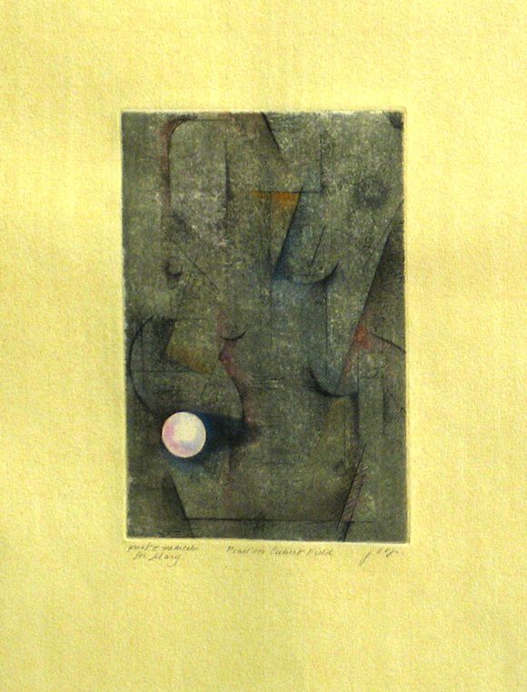 Bonhams : Joseph Goldyne Pearl on a Cubist Field;